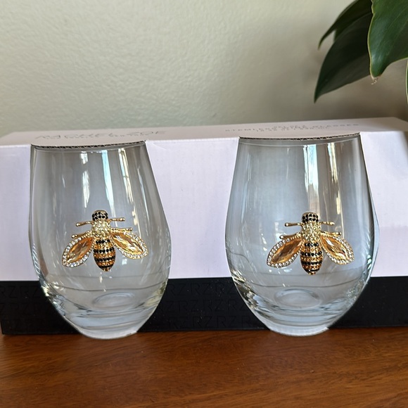 Rachel Zoe | Dining | Rachel Zoe Bee Glasses | Poshmark